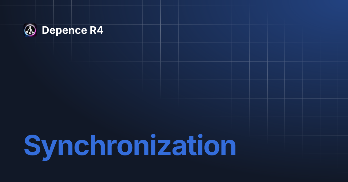 Synchronization | Depence R4