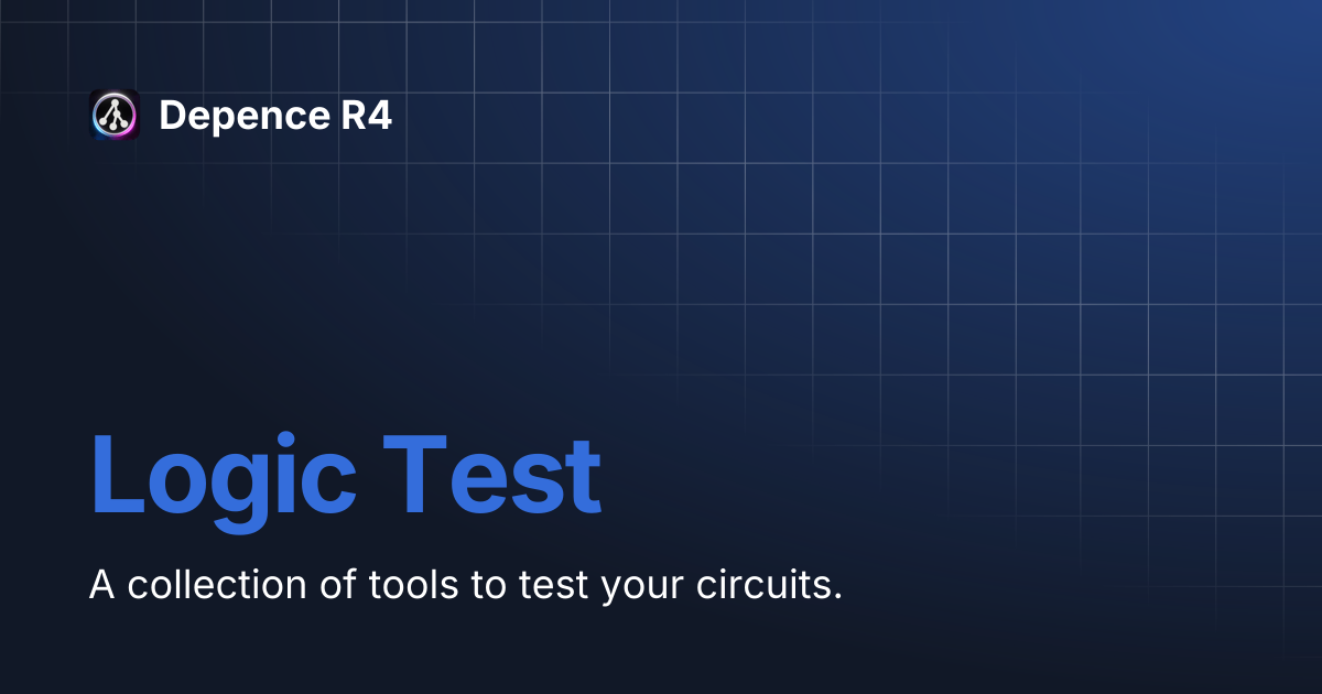 Logic Test | Depence R4